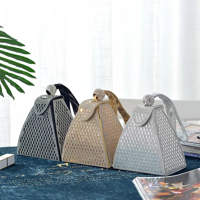 Pyramid Rhinestone bag – Karlene Lindsay Designs LLC